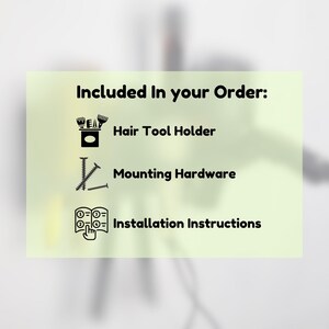 Hair Stylist Organizer, Hair Dryer Holder, Salon Gift, Multi-purpose ...