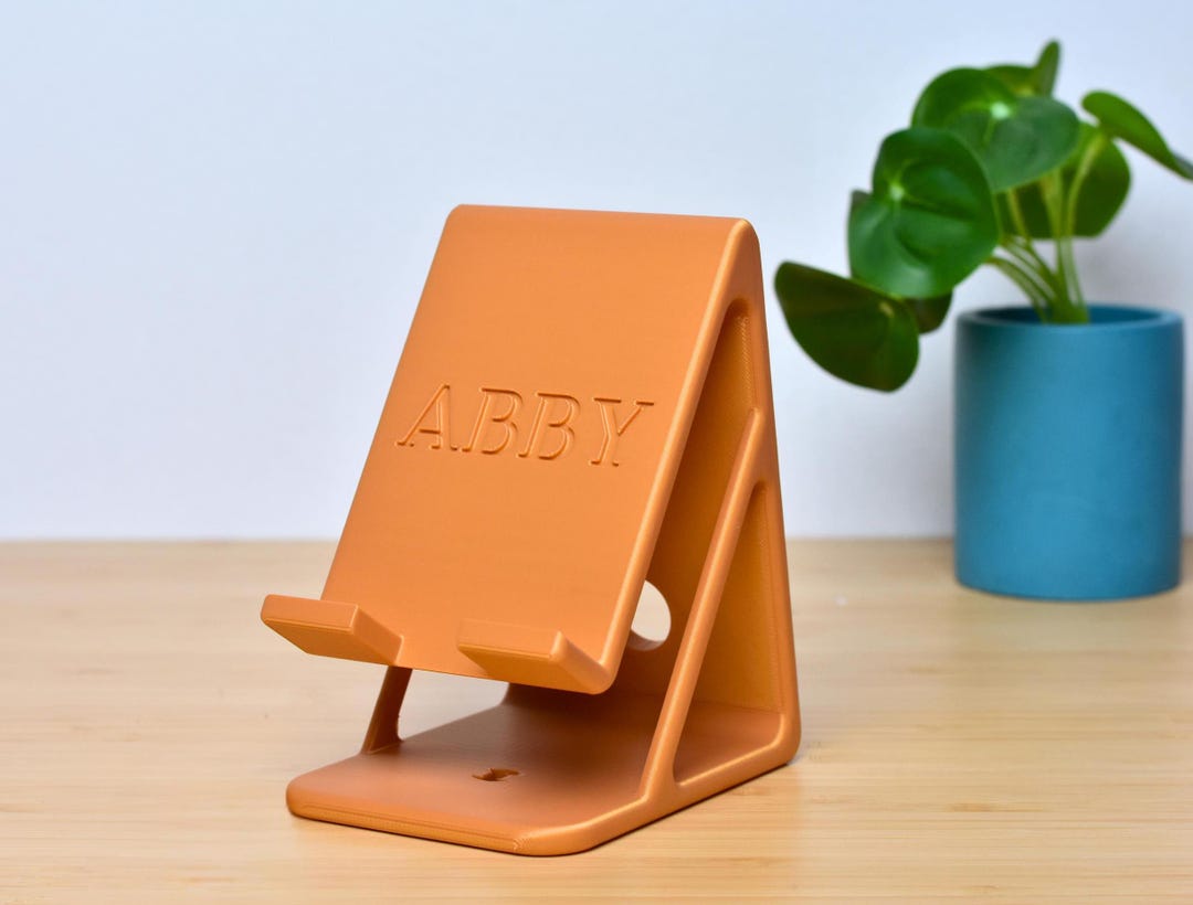 Personalized Phone Stand, Tech Gift, Custom Phone Holder, Phone ...