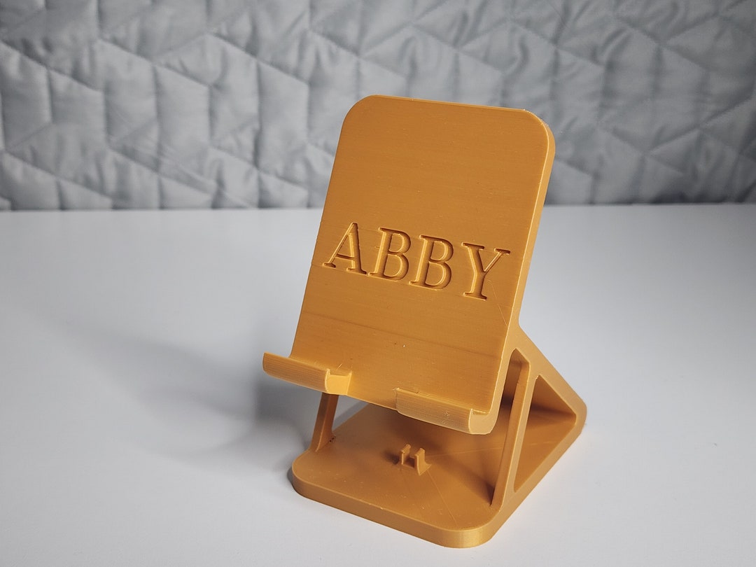 Personalized Phone Stand, Tech Gift, Custom Phone Holder, Phone ...