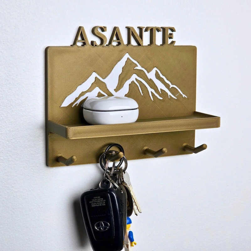 Mountain Key Holder - Etsy