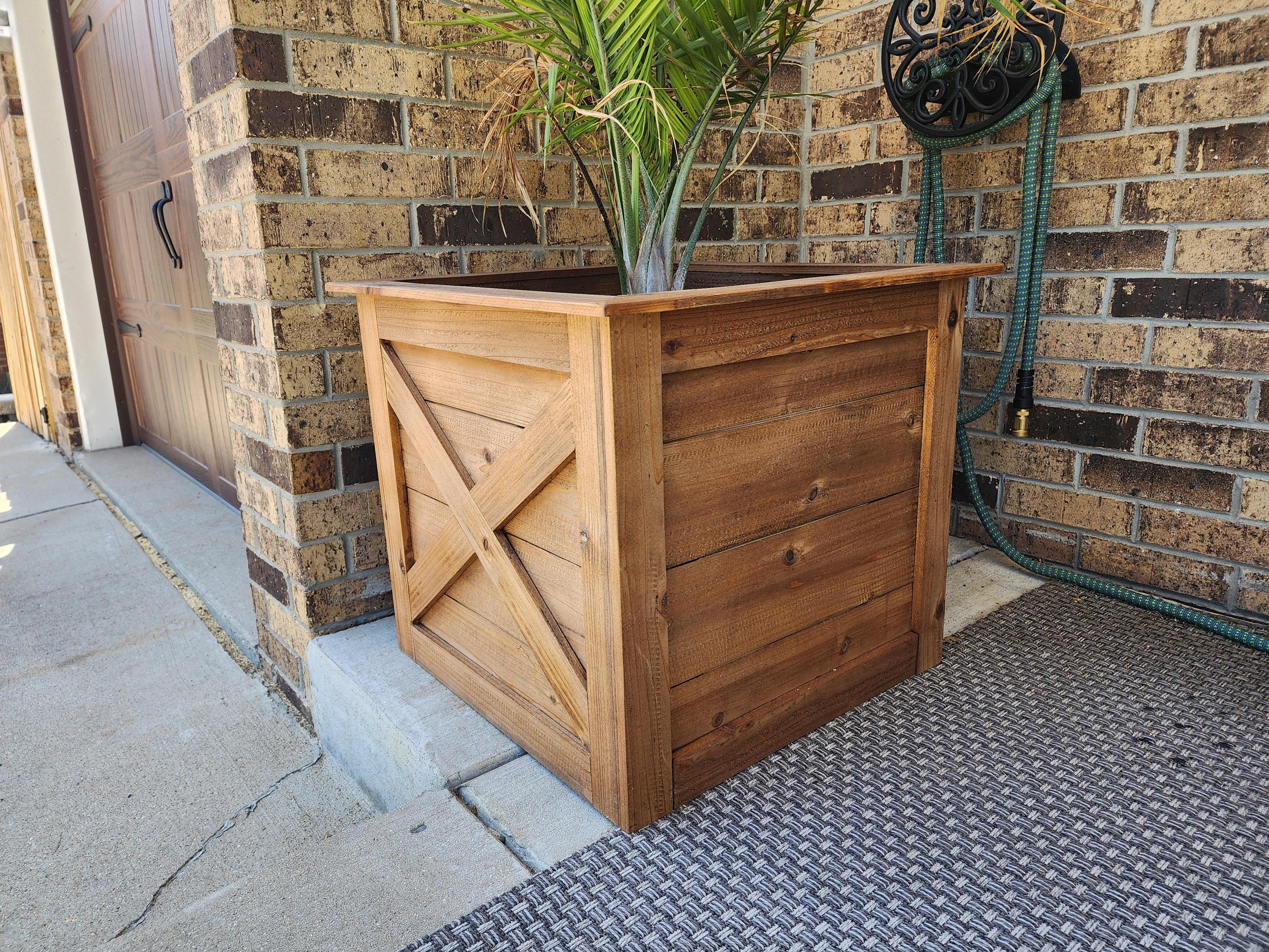 Large Rustic Planter Box - Etsy