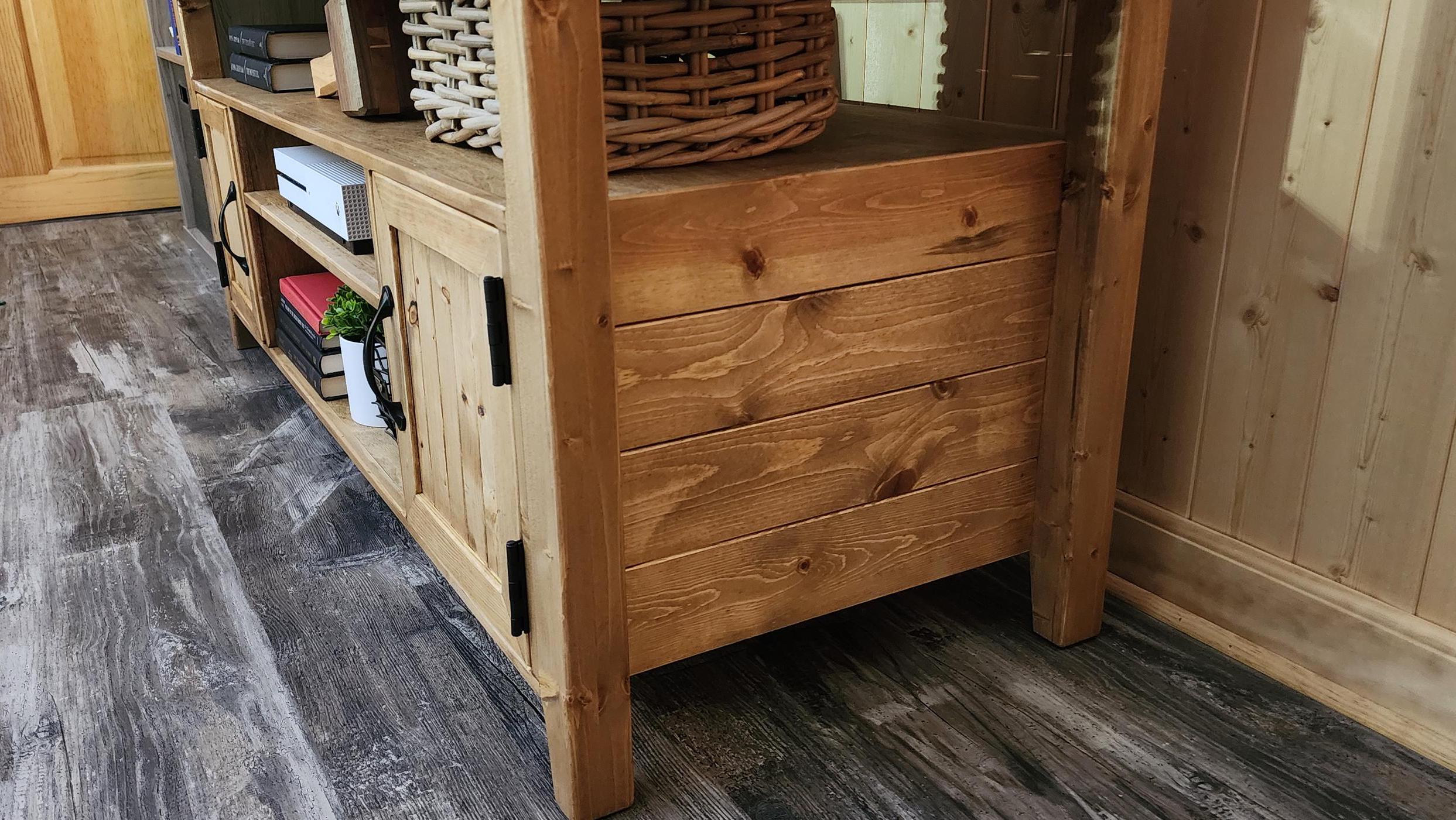 Craftsman Pine Media Console - Etsy