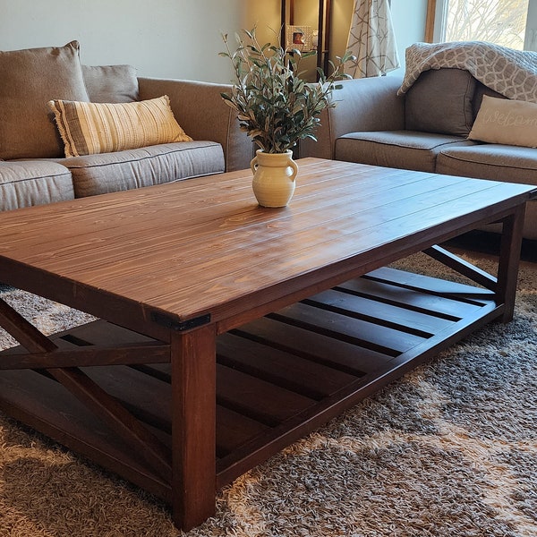 Farmhouse Coffee Table - Etsy