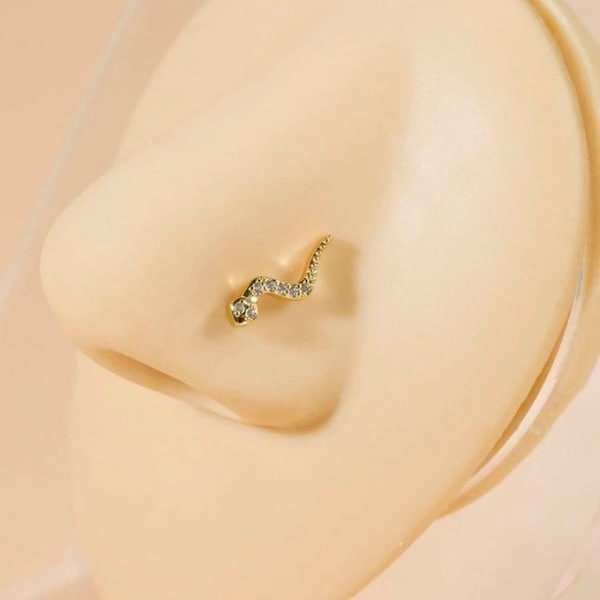 Snake Nose Ring - Etsy