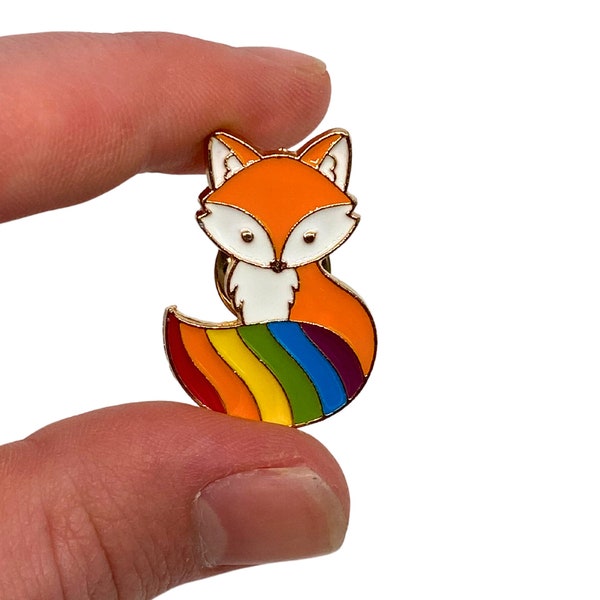 Fox Enamel Pin - Etsy