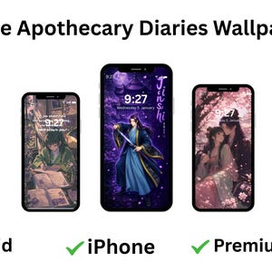 The Apothecary Diaries Phone Wallpaper Digital Art for iPhone and ...