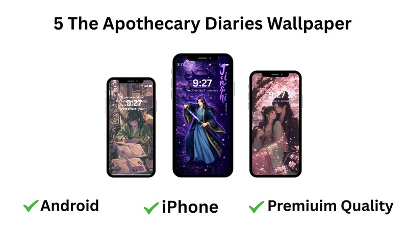 The Apothecary Diaries Phone Wallpaper Digital Art for iPhone and ...
