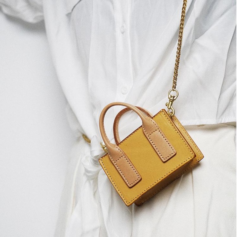 Mini Leather Bag - Etsy