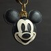 Leather Mickey Charm Handmade Leather Mickey Bag Charm - Etsy