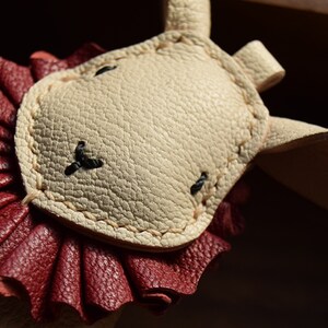 Leather Rabbit Charm, Rabbit Bag Charm, Cute Rabbit Leather Handbag ...