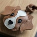 Leather Dog Charm Handmade Dog Bag Charm Cute Dog Leather - Etsy