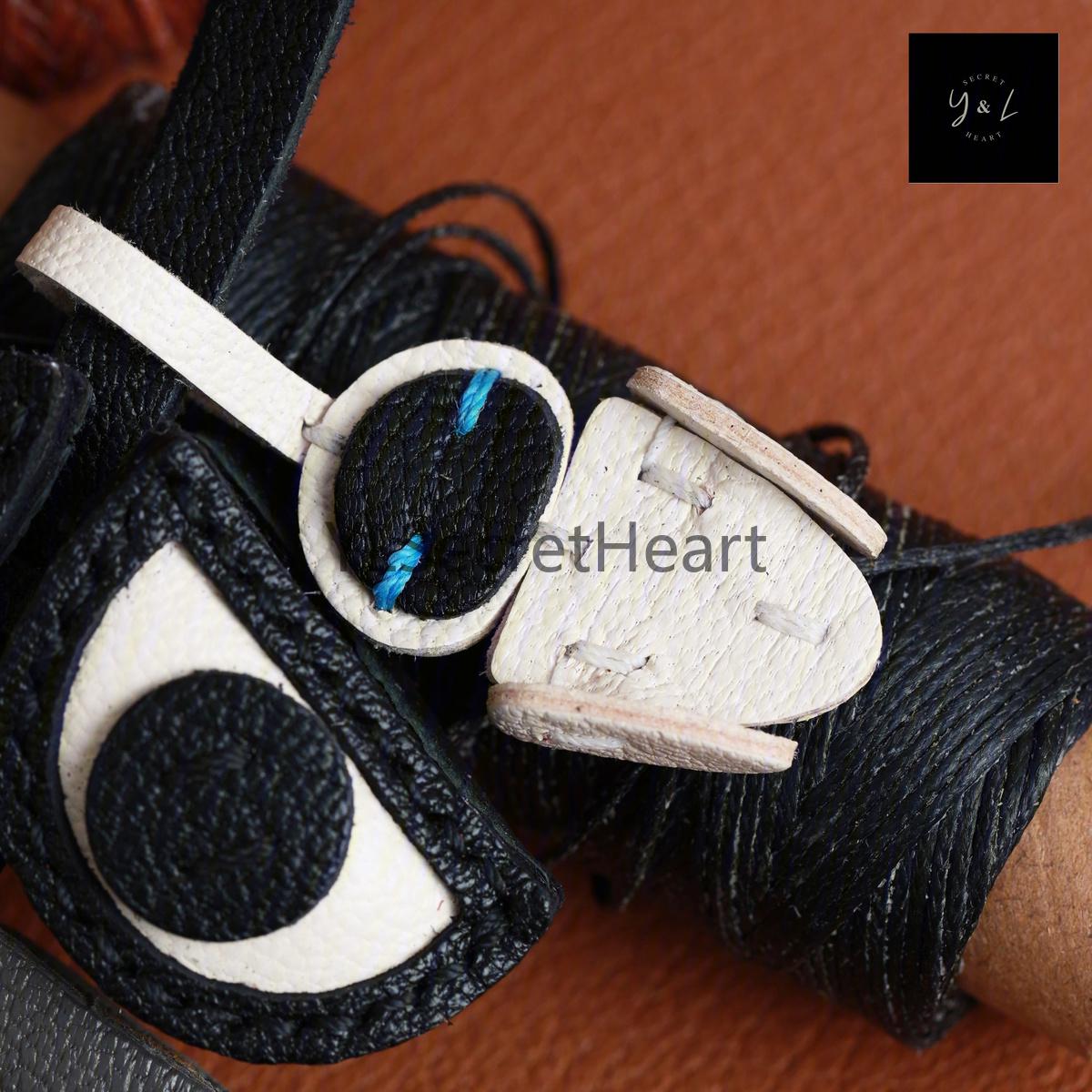 WALL·E Leather Charm, Handmade Leather Robots Bag Charm, Leather ...