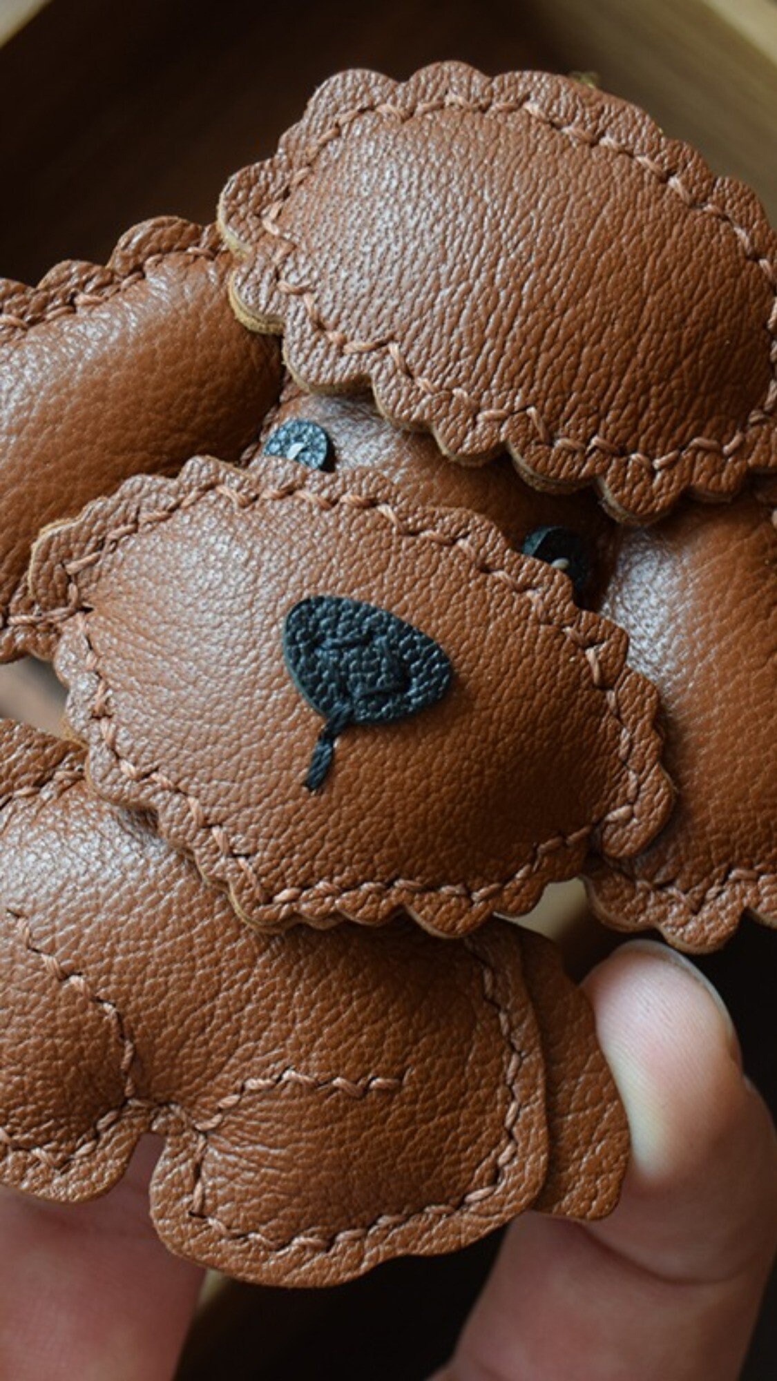 Leather Poodle Bag Charm Handmade Poodle Charm Cute Poodle - Etsy