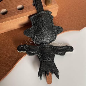 Leather Turnip Head Bag Charm, Handmade Anime Bag Charm, Cute Turnip ...