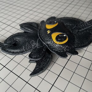 Toothless Leather Bag Charm, Cute Night Dragon Purse Charm, How to ...