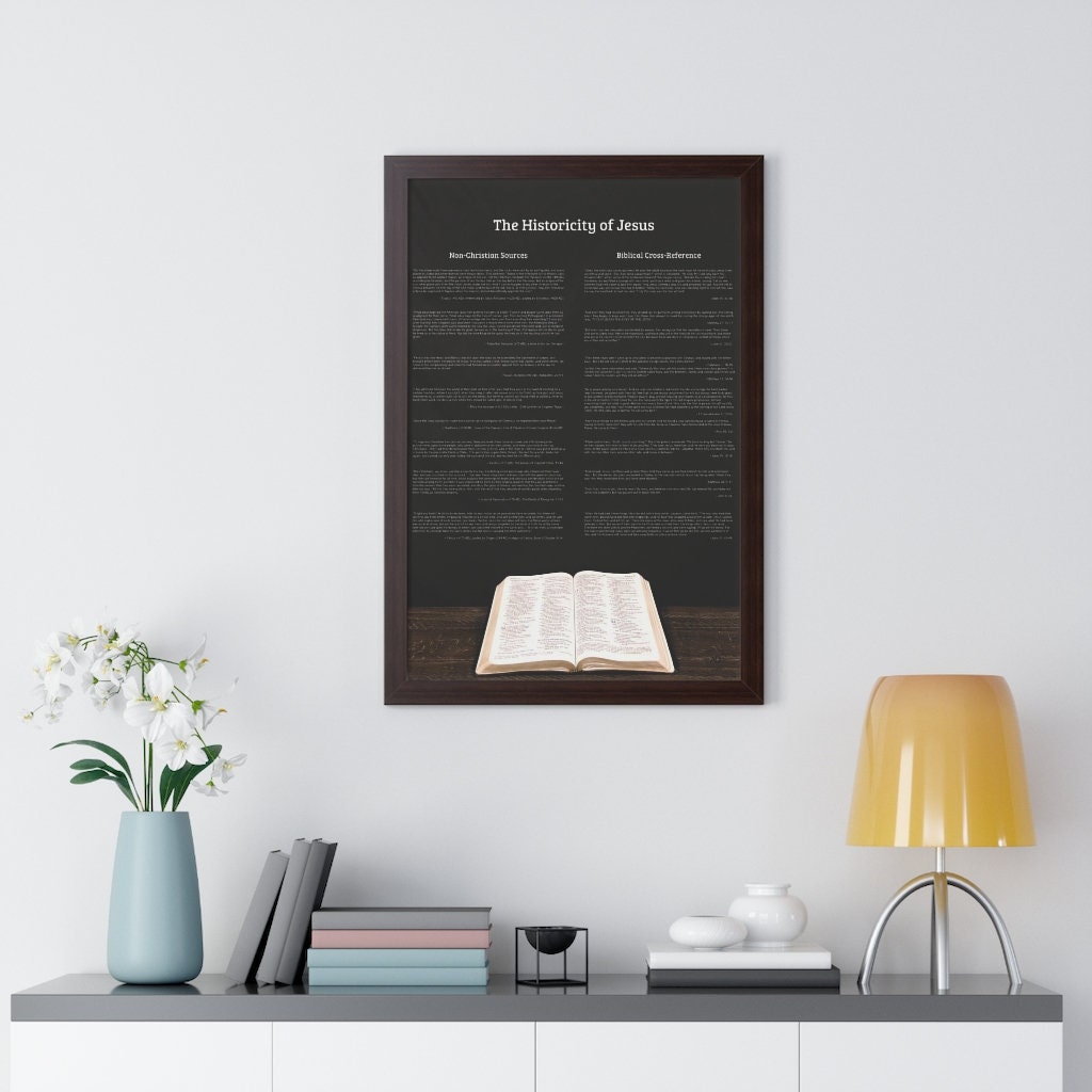 History of Jesus Framed Poster/christian Apologetic - Etsy