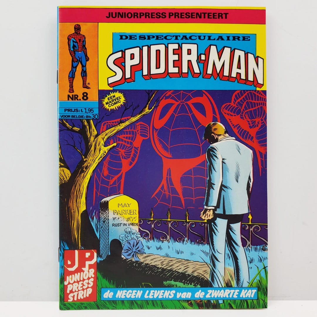 Spectacular Spider-man Dutch Comic Book 1979 Juniorpress #8 Black Cat ...