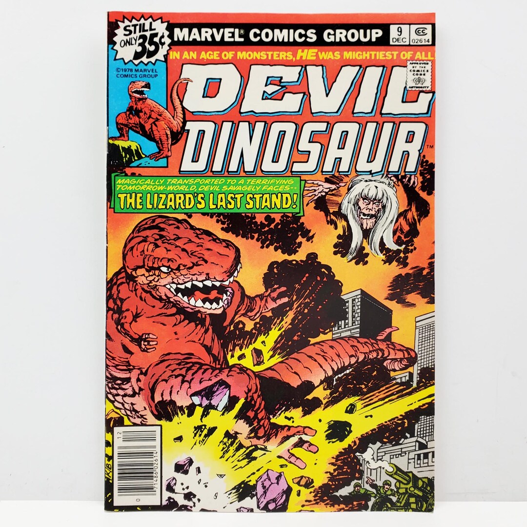 Devil Dinosaur Comic Book 9 Marvel Dec. 1978 Lizard's Last Stand NM - Etsy