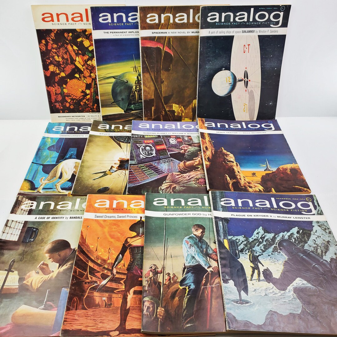 Dune World Pt. 2 & 3 1964 Magazines Full Year Analog Science Fiction ...