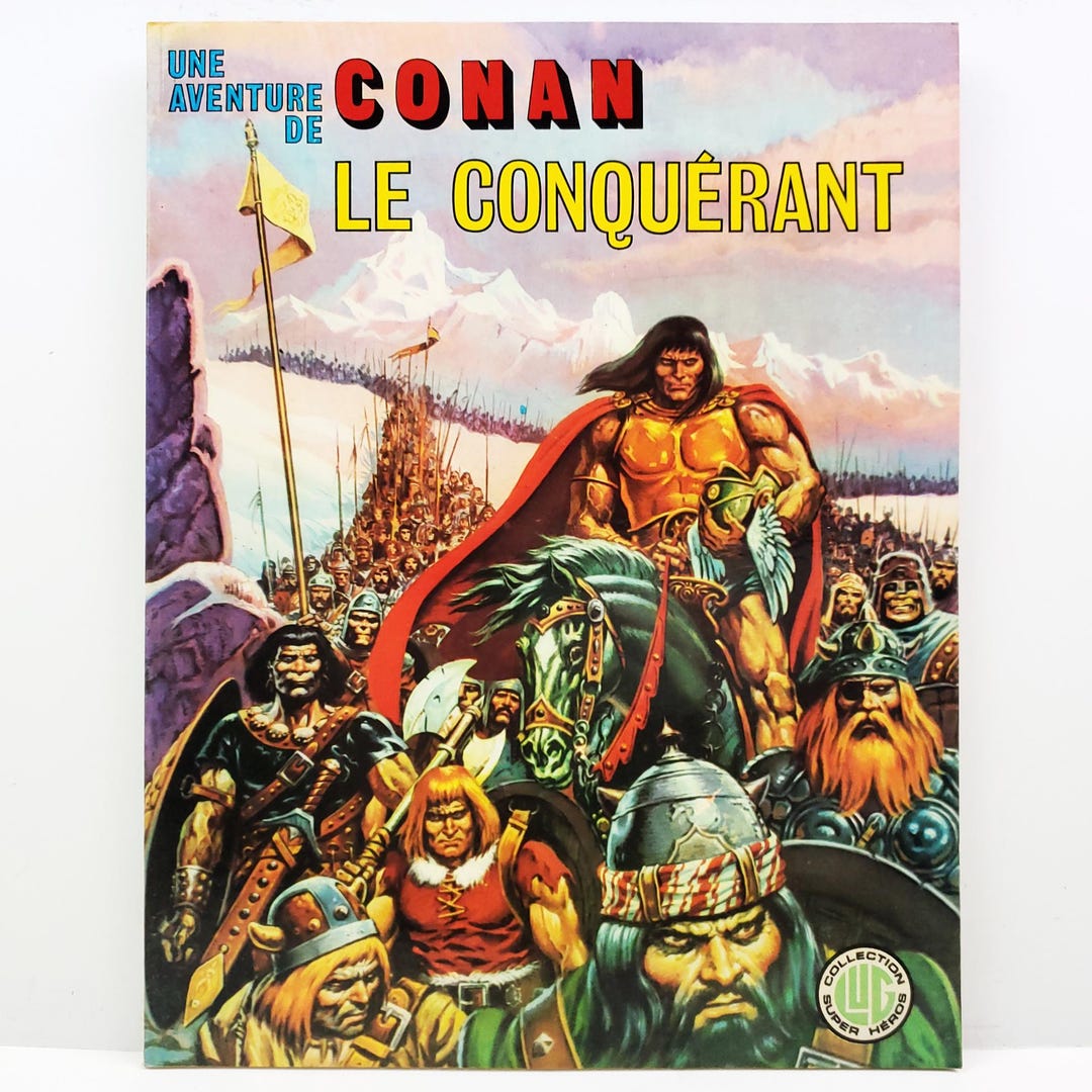 Conan Comic Book French LUG Vintage 1977 TPB Unread - Une Aventure Le ...