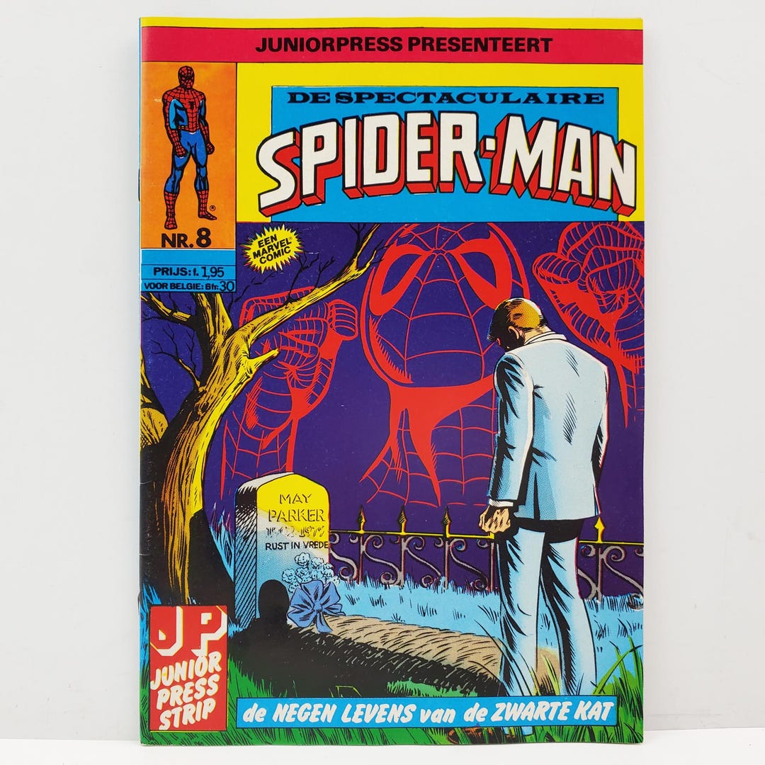 Spectacular Spider-man Dutch Comic Book 1979 Juniorpress Black Cat #8 ...