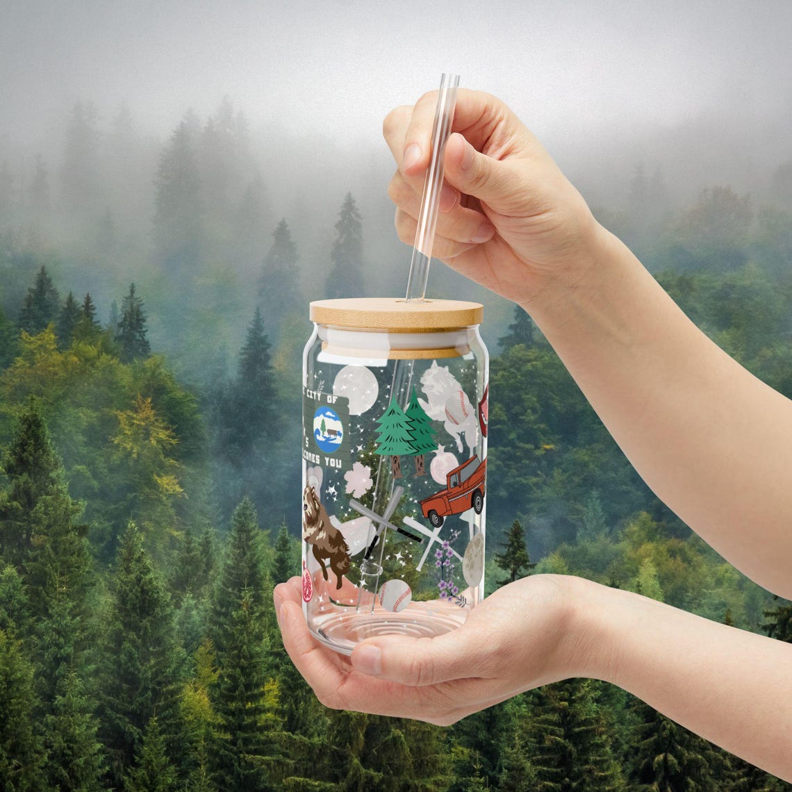 Twilight Cup | Twilight Saga Iced Coffee Cup, Bookish Iced Coffee Glass ...