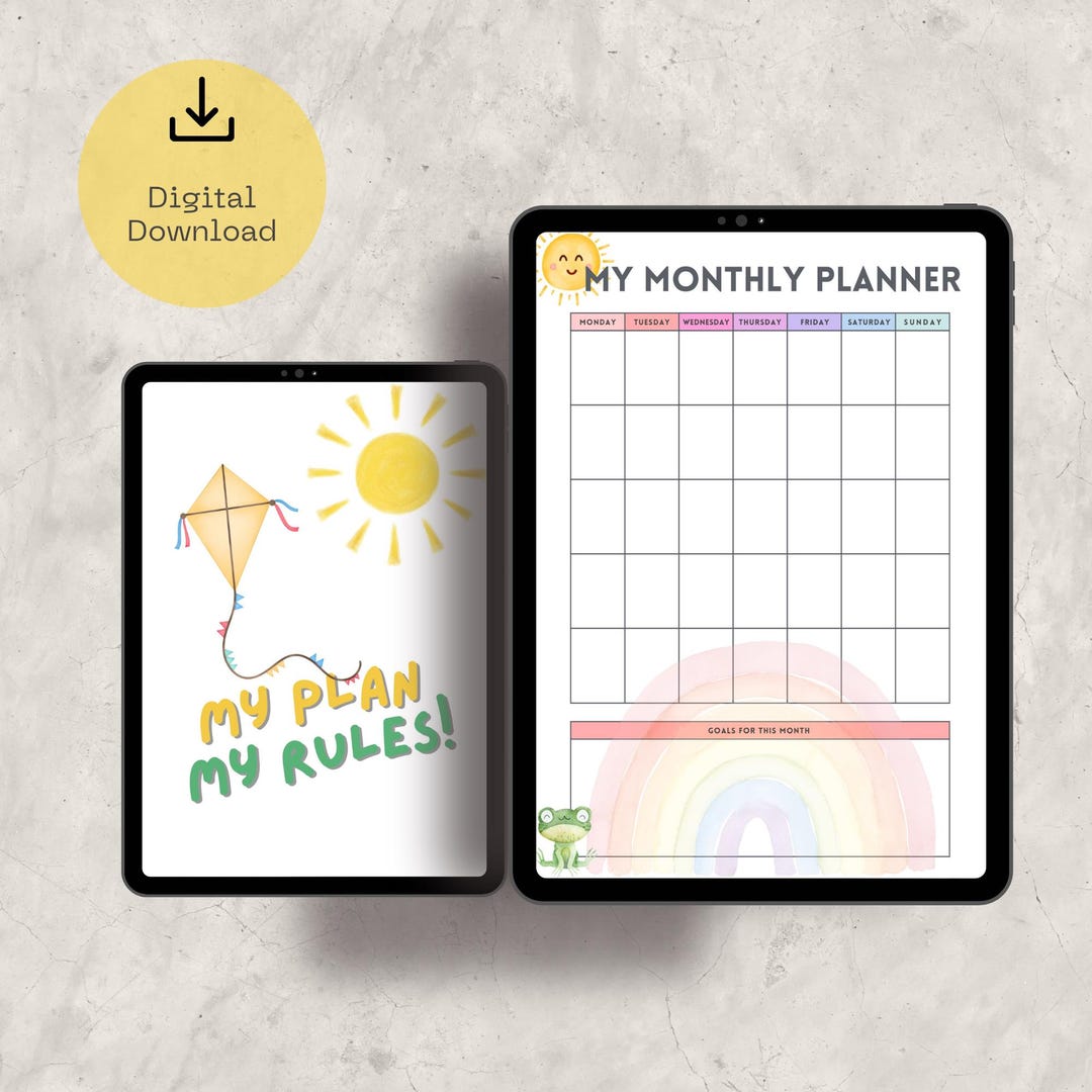 Digital Life Planner, Goal Planner, Boho Undated iPad Planner, Vision ...