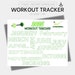 Printable Workout & Habit Tracker Weight Loss Journal 2025 Fitness ...