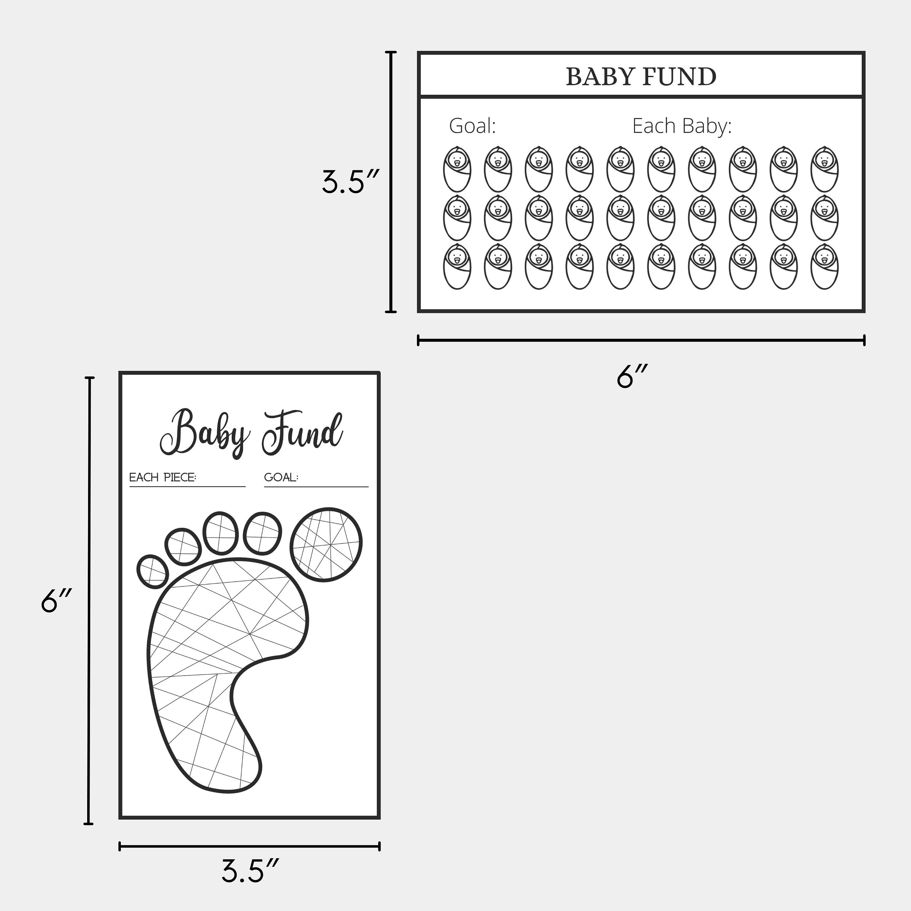 Baby Savings Challenge Money Savings Tracker, A6 Baby Binder Tracker ...