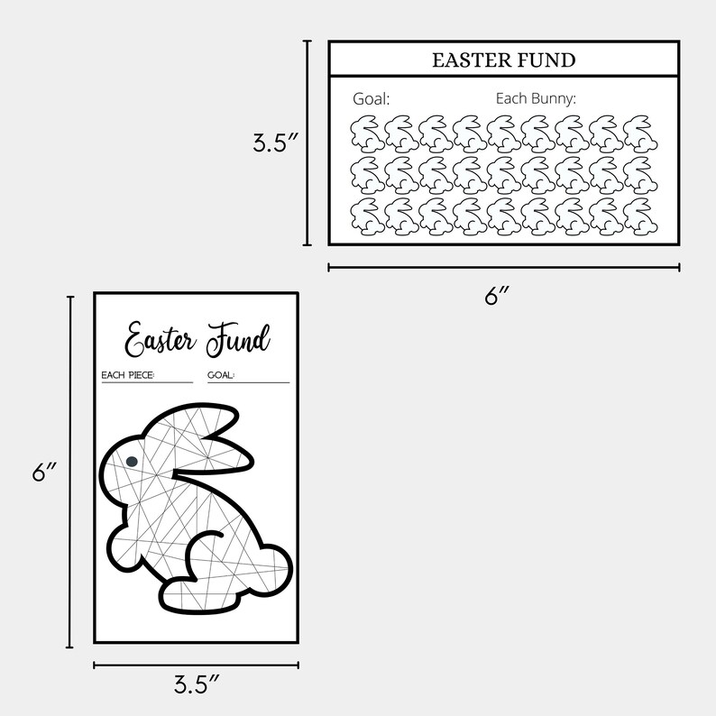 Easter Savings Challenge Money Savings Tracker, A6 Easter Binder ...