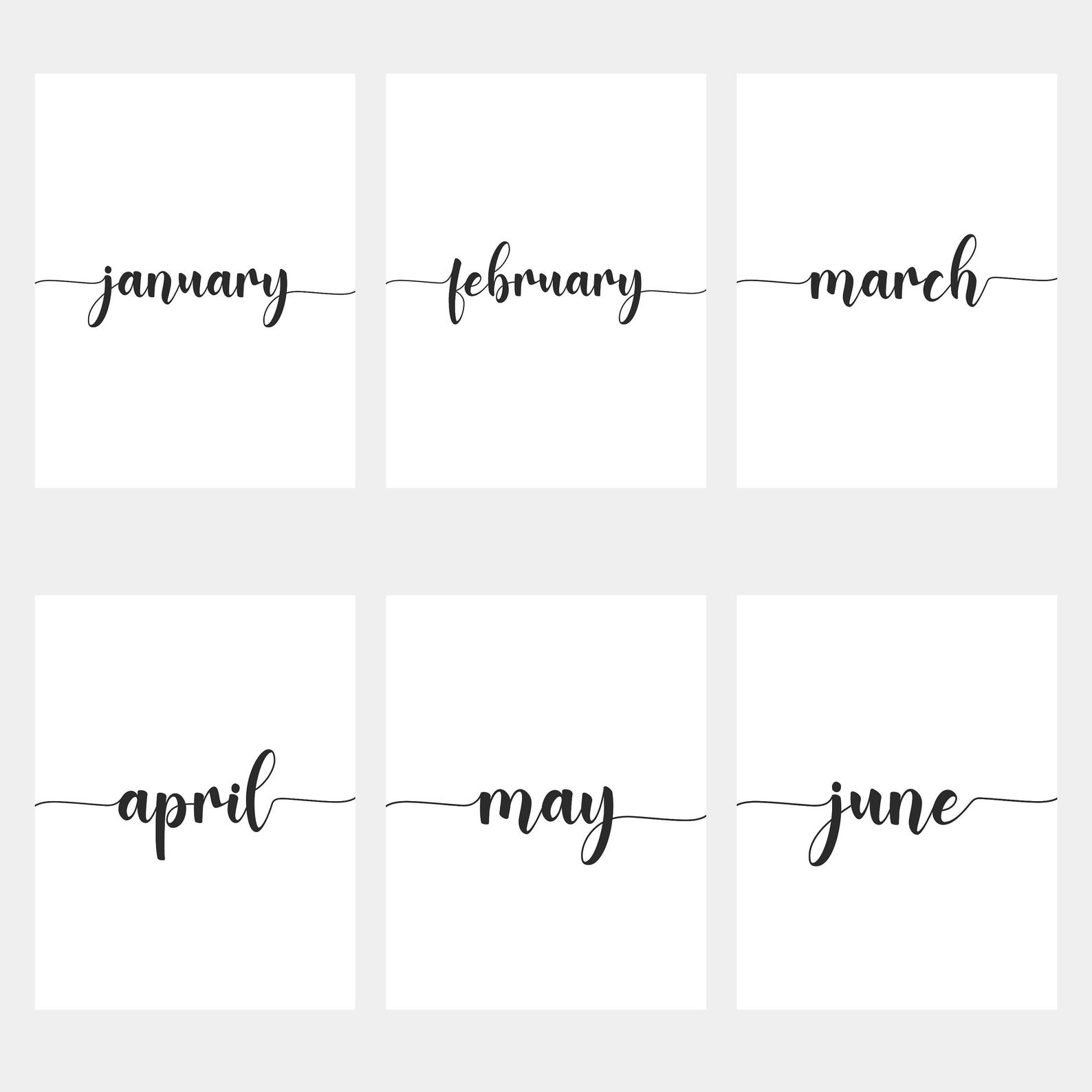 Printable Monthly Dashboards Inserts 2026 | Monthly Dividers, Monthly ...