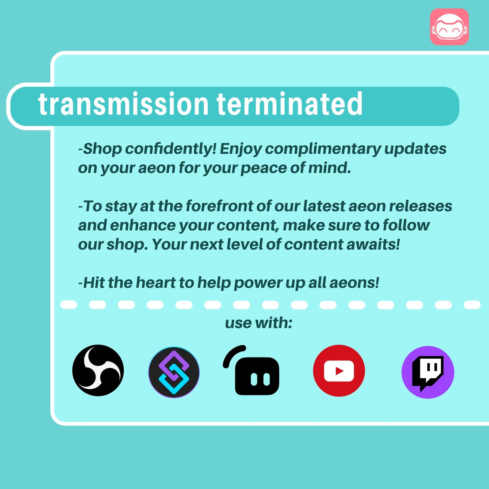 Aeon Animated Emote [shock] Overlay, Streamlabs, OBS, Streamer.bot ...