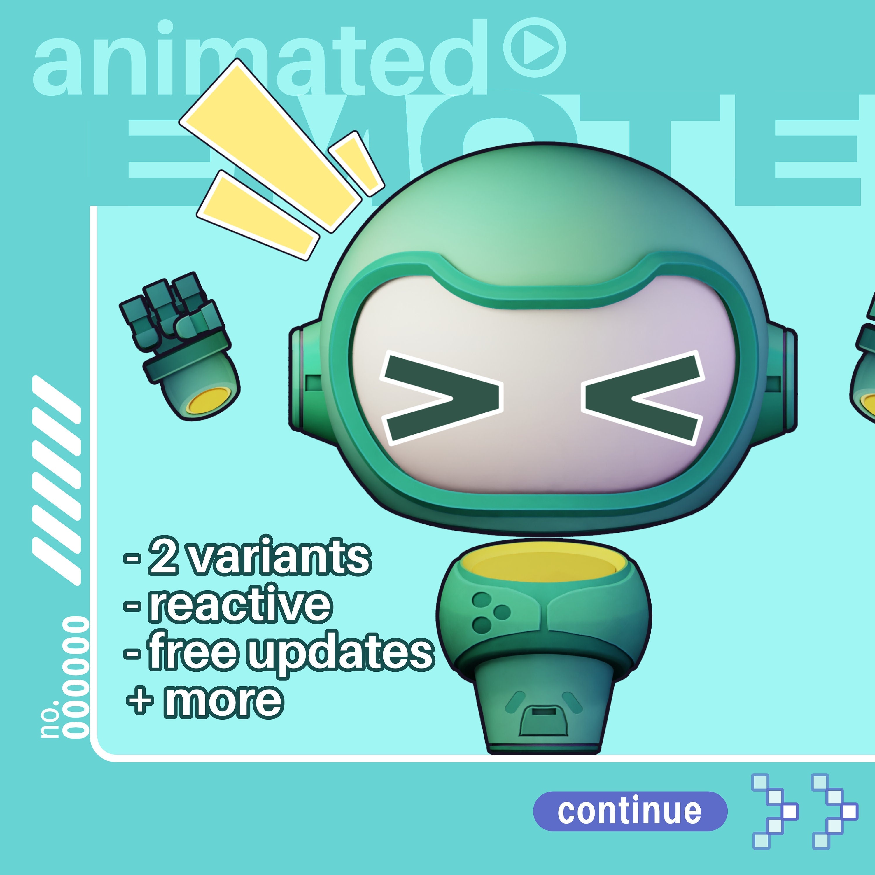 Aeon Animated Emote [cheer] Overlay, Streamlabs, OBS, Streamer.bot ...