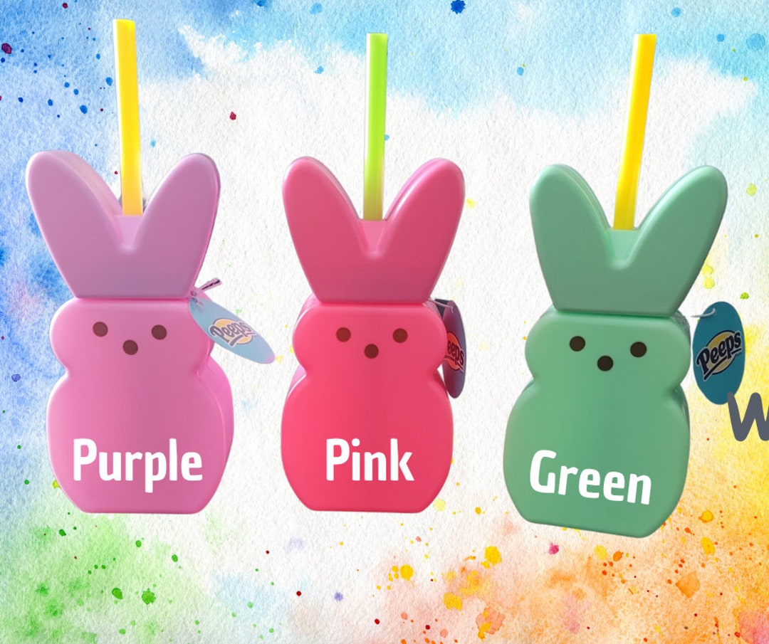 Personalized Peep Water Bottle, Personalized Easter Tumbler, Easter ...