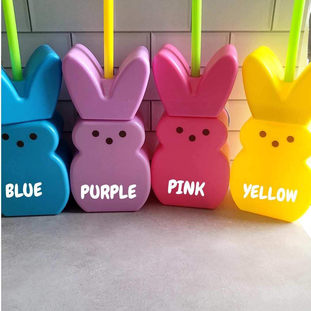 Personalized Peep Water Bottle, Personalized Easter Tumbler, Easter ...