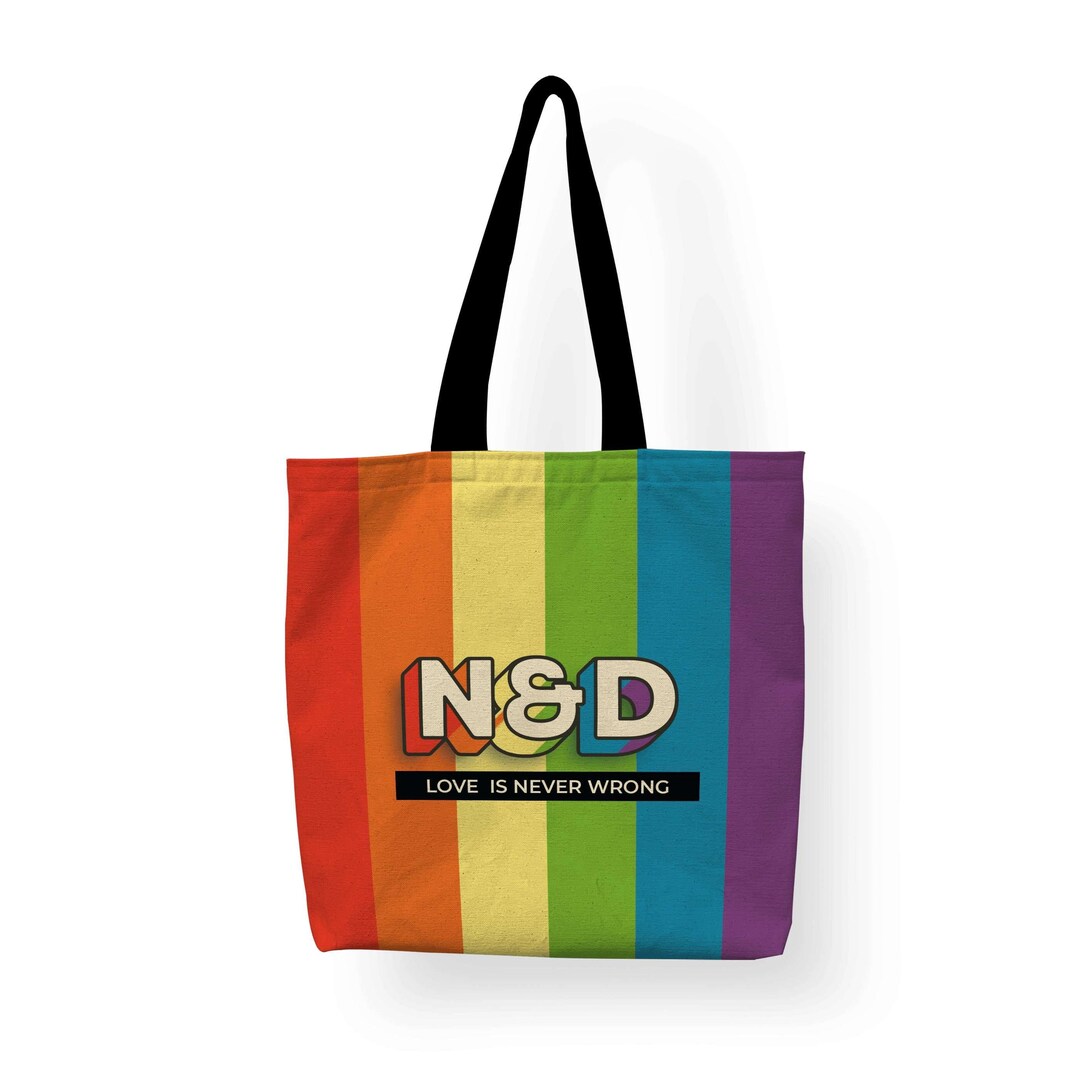 Tote: LGBTQ Pride Block - Etsy