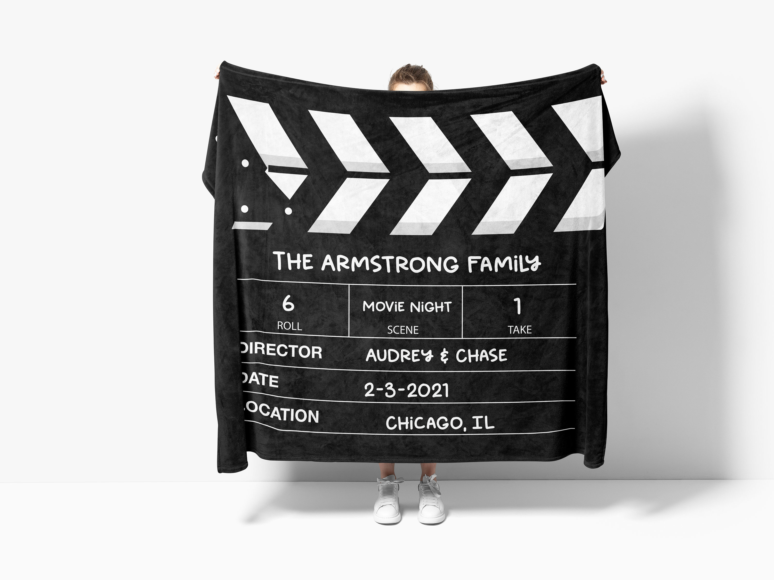 Personalized Movie Fan Blanket, Home Theater, Theater Decor, Movie ...
