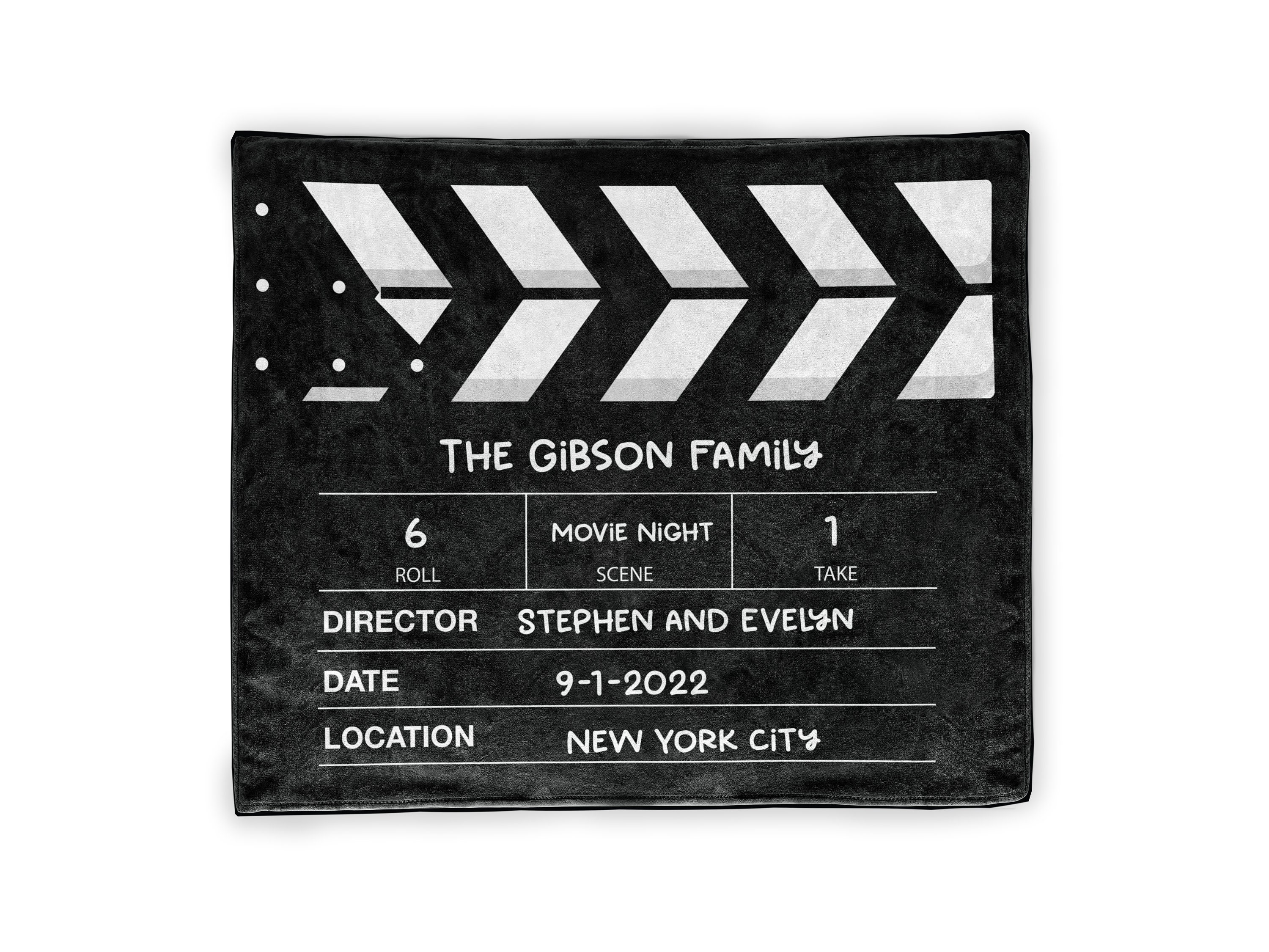 Personalized Movie Fan Blanket, Home Theater, Theater Decor, Movie ...