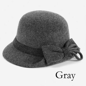 Handmade Wool Hat, Wool Bucket Hat for Women, Spring Fall Winter Hat ...