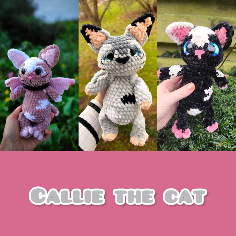 Callie the Cat Crochet Pattern (english) - Etsy