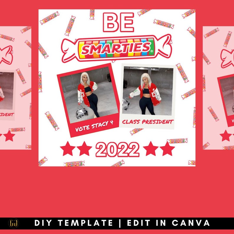 Be A Smartie Flyer, Campaign Flyer, Vote Homecoming Queen Flyer ...