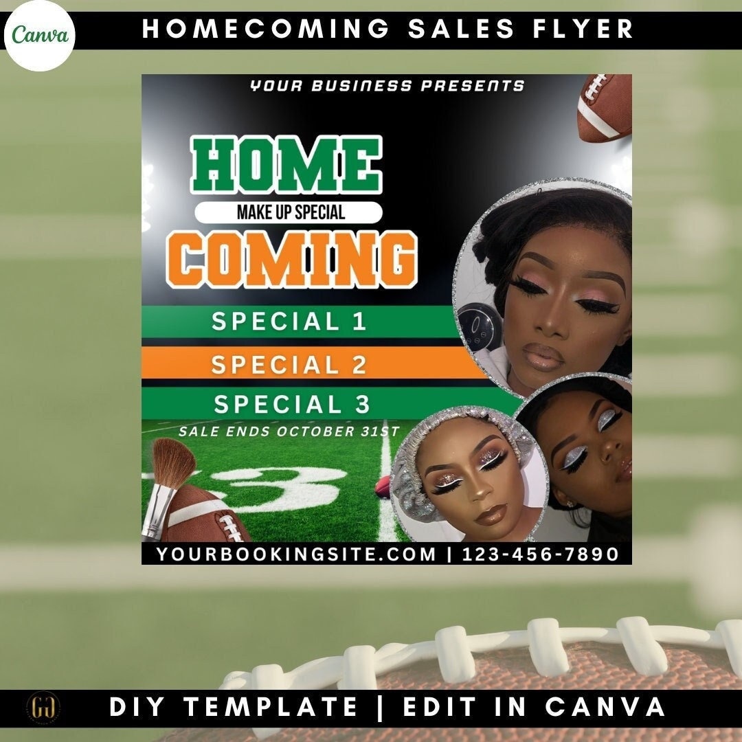 Homecoming Flyer Homecoming Flyer for Mua Homecoming Flyer - Etsy