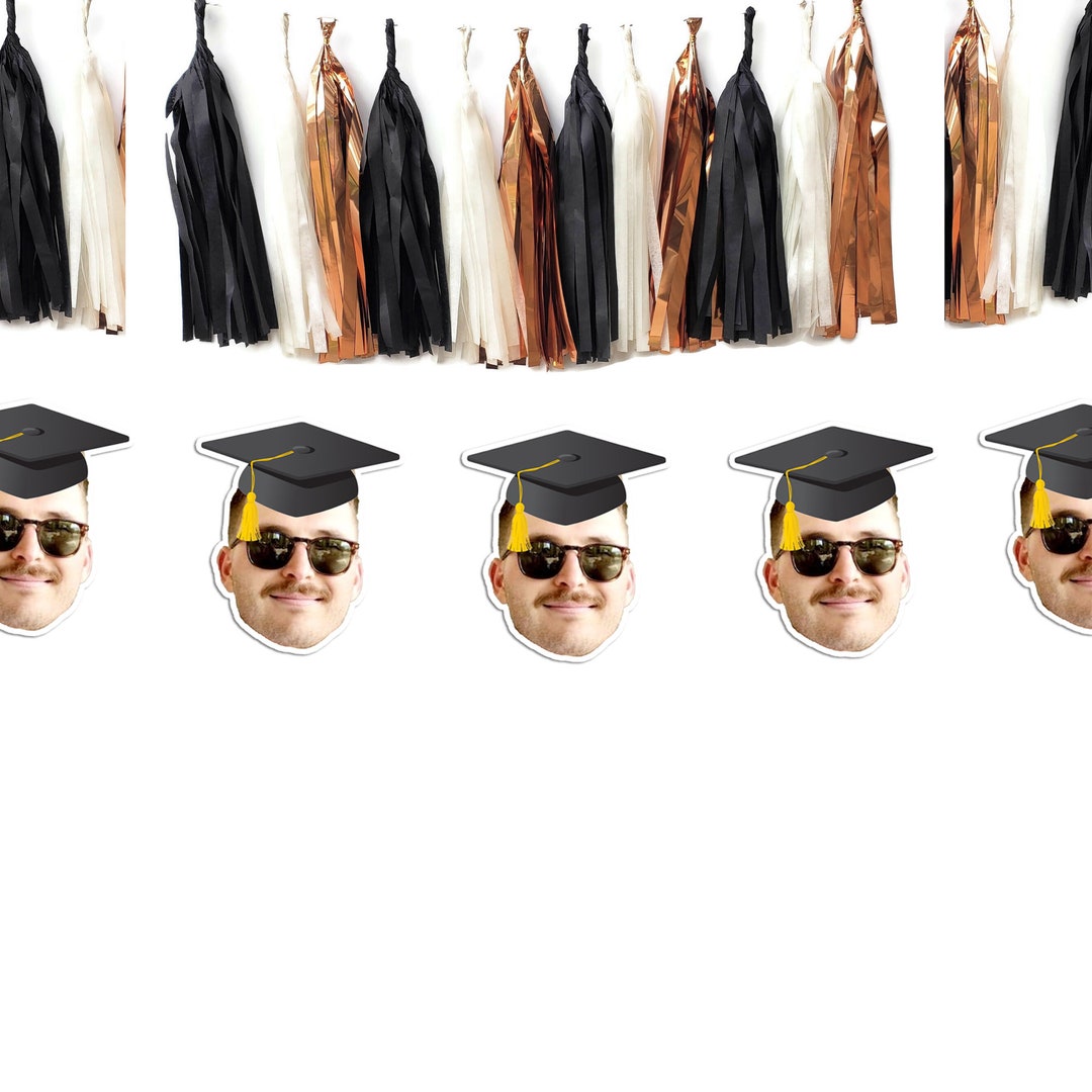 Custom Head Graduation Banner, Custom Graduation Photo Banner, Face ...
