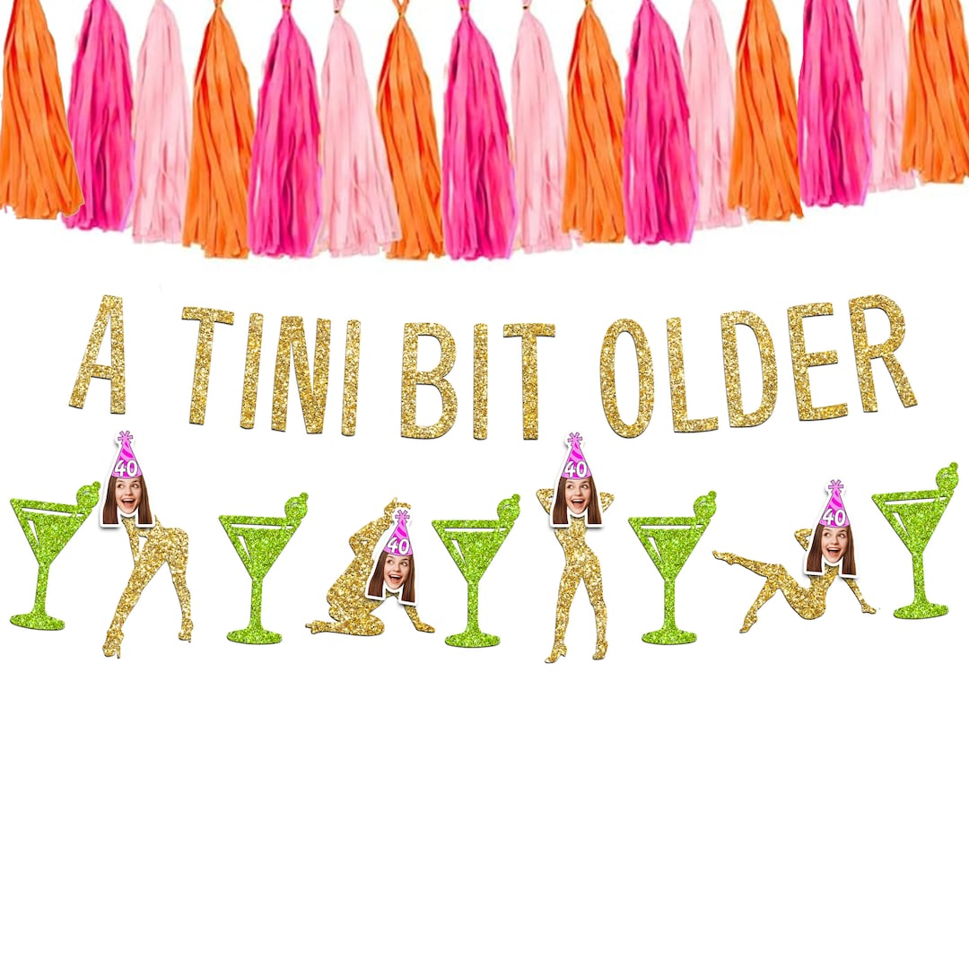 A Tini Bit Older Birthday Tini Bit Older Confetti | Espresso Martini ...