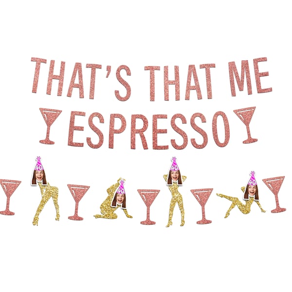Espresso Martini Birthday Banner - Etsy