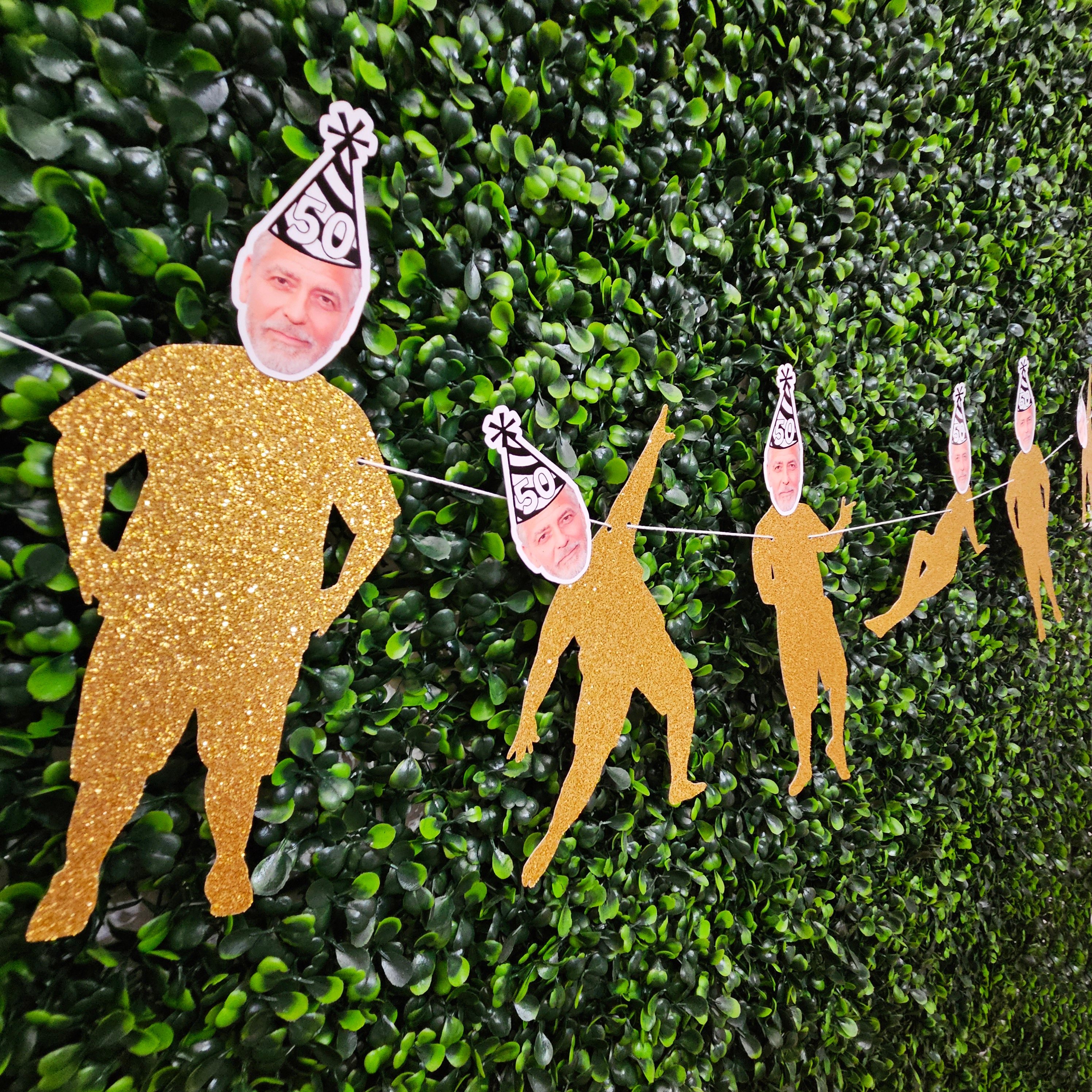 Dancing Dad Bod Funny Birthday Face Banner: Men's Personalized Photo ...