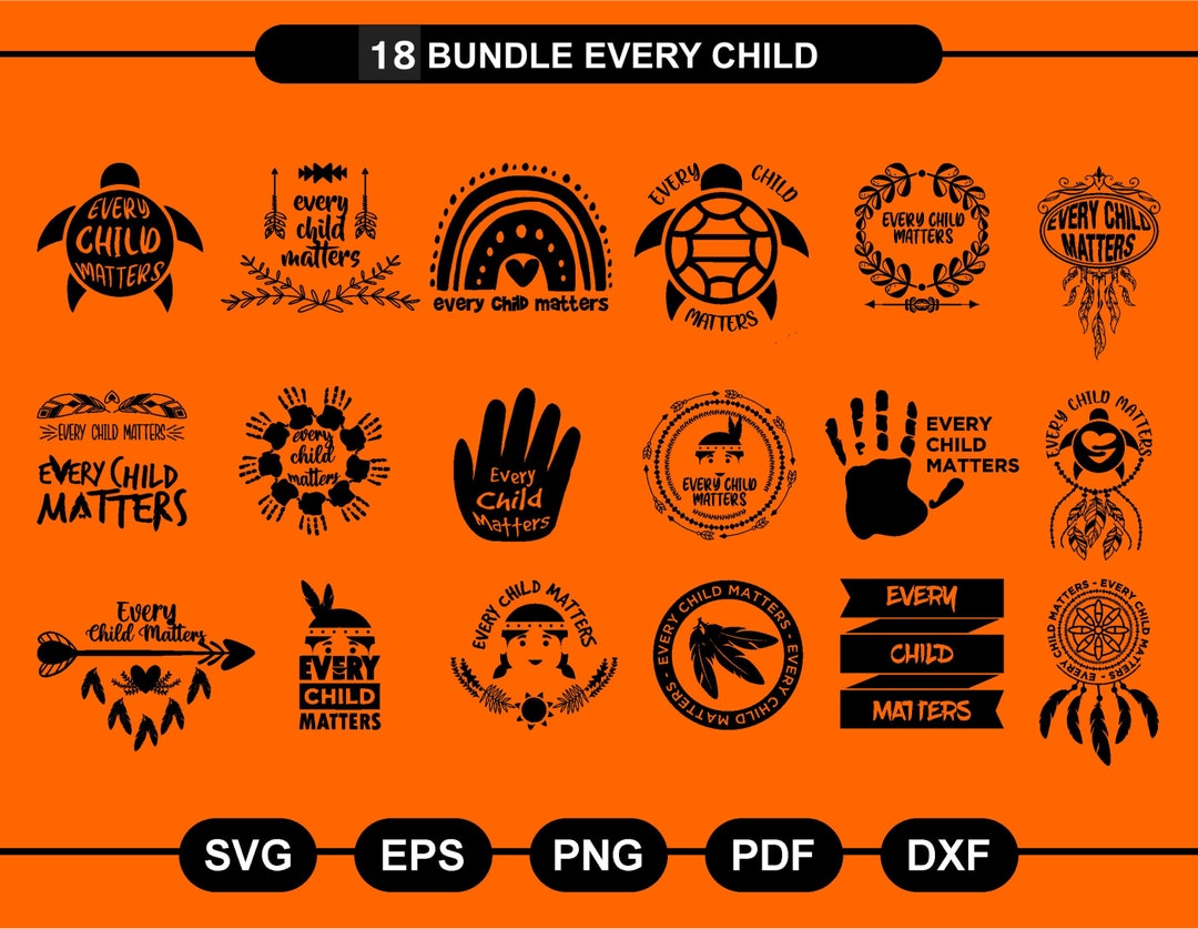 Orange Shirt Day Bundle, Every Child Matters Svg, Honour Children Quote ...