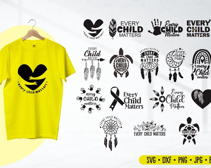 Every Child Matters SVG | Orange Shirt Day SVG Bundle | Every Child ...