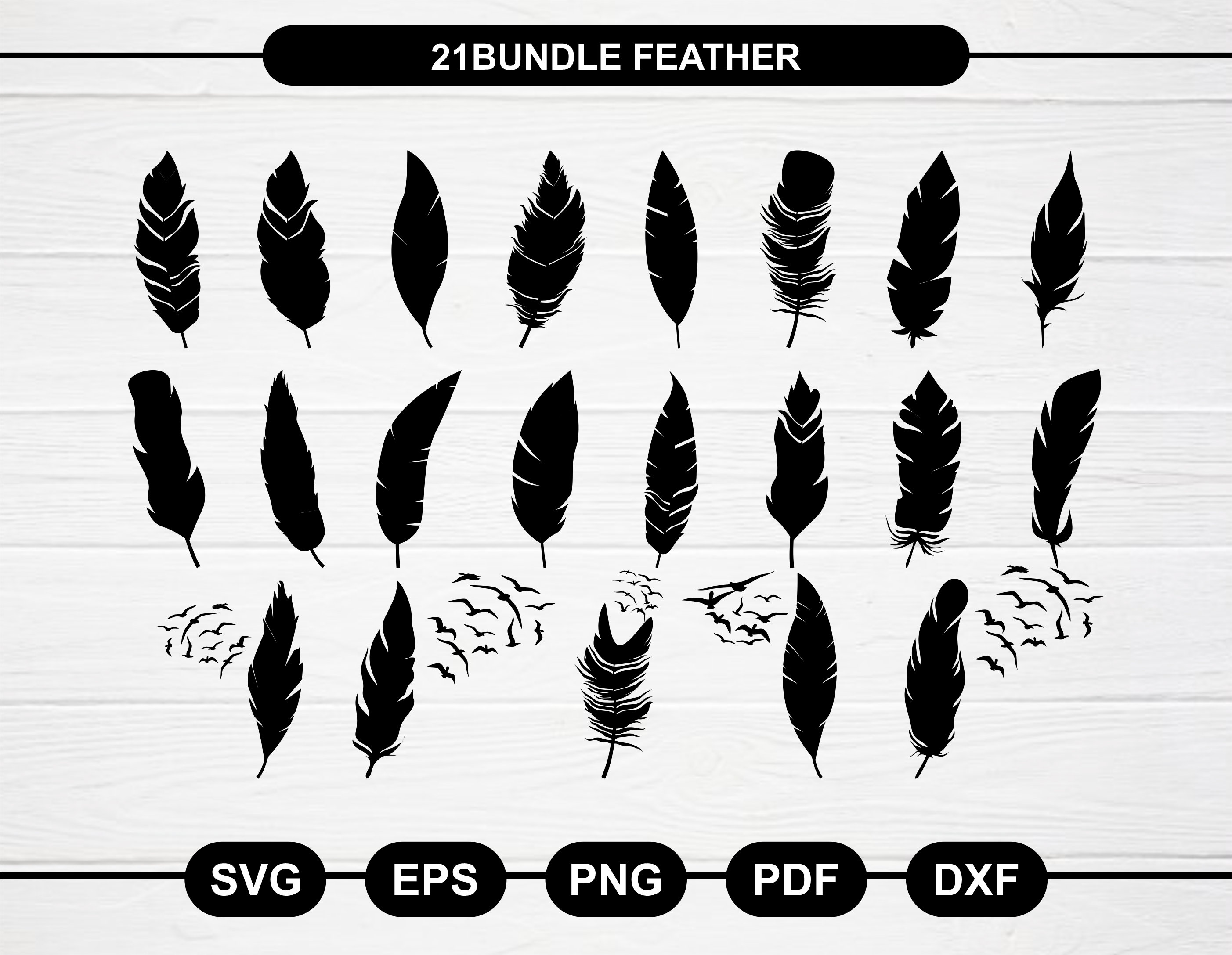 Feather Svg, Feather Svg Bundle, Feather Clipart, Feather Earring ...