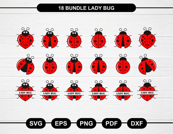 Ladybug Svg Ladybug Svg Bundle Ladybug Clipart Ladybug Png - Etsy